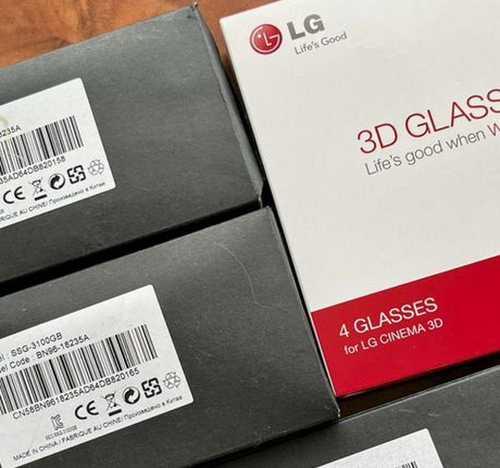 3D очки lg 4 пары