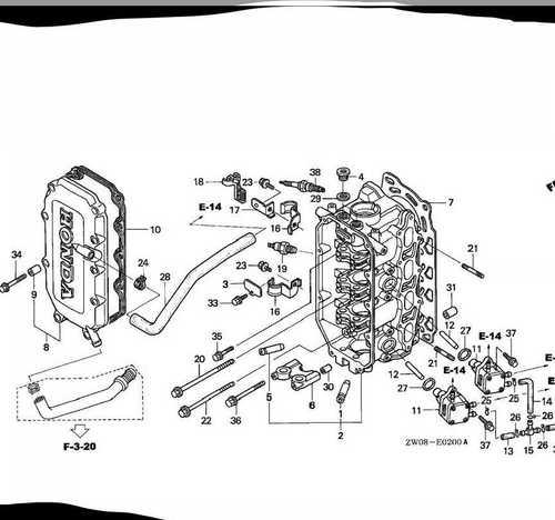 ГБЦ Honda BF 75-90