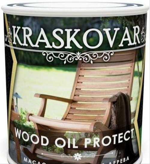 Масло льняное для дерева Kraskovar Wood Oil Protec