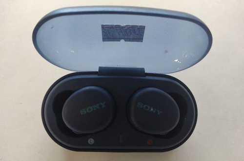 Беспроводные наушники Sony WF-XB700 синие