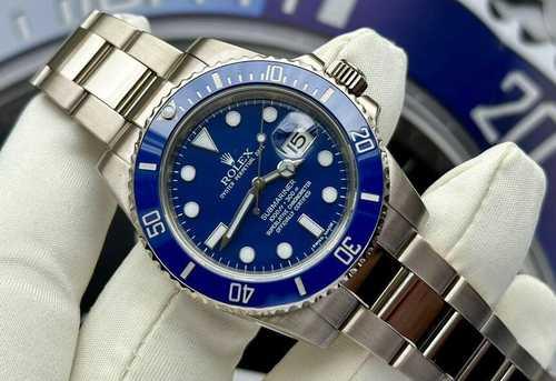 Rolex Submariner Date Smurf 18k Gold