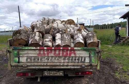 Дрова березовые чурбаками с доставкой