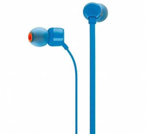 Наушники с микрофоном JBL Tune 110 синие, mini jac
