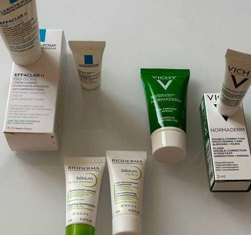 Пробники La roche posay Vichy Bioderma