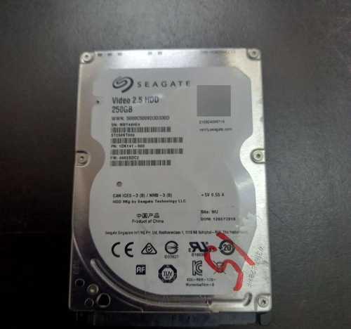 Жесткий диск Seagate ST250VT000 бу