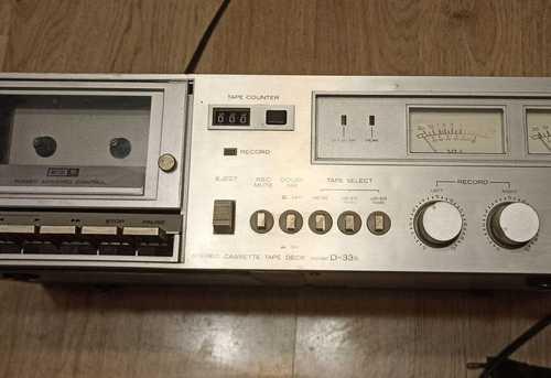 Hitachi кассетная дека tape deck d-33