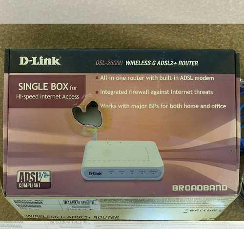 WI-FI adsl роутер D-Link DSL-2600U