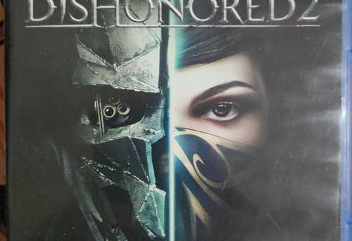 Диск Dishonored 2 на PS 4