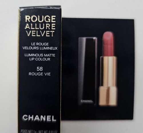 Помада Chanel rouge allure velvet