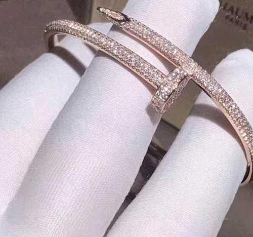 Браслет Cartier Juste un Clou из розового золота 2,26ct