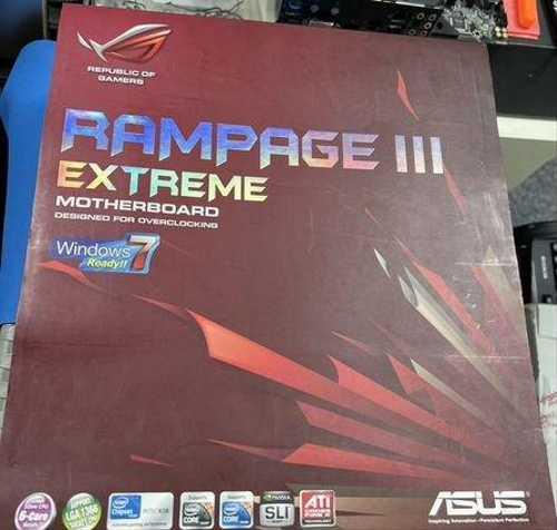 Asus Rampage III Extreme +EK Water mint new
