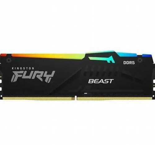 Kingston dram 16GB 5200MHz DDR5 CL40 dimm fury Beast Black KF552C40BBA-16