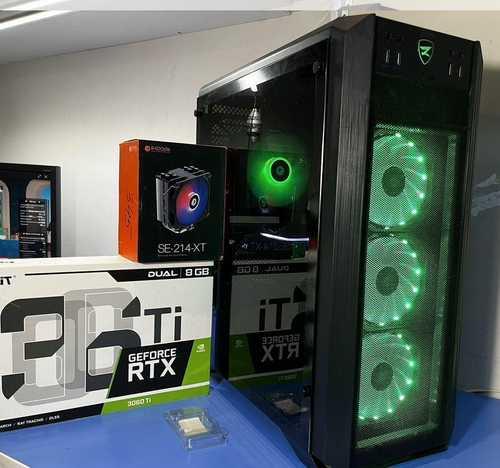 Игровой пк Ryzen 5 5600/RTX3060 Ti/32GB/M2 SSD