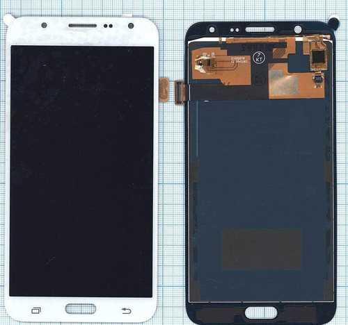 Дисплей Samsung J700F белый TFT+настройка яркости