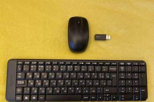 Беспроводная клавиатура + мышь Logitech