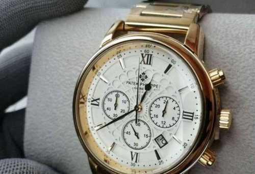 Стильные часы Patek Philippe gold