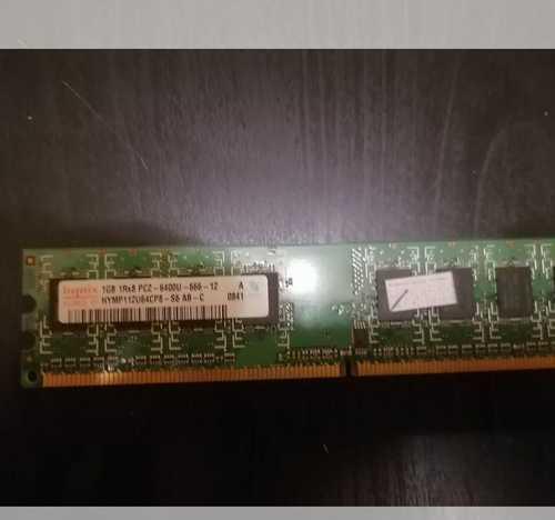 Озу компьютера DDR2 1Gb Hynix PC2-6400U-666-12