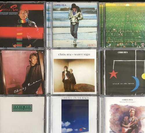 Chris Rea, Dire Straits, Gary Moore на CD