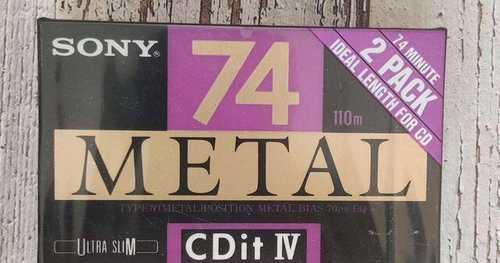 Аудиокассеты Sony metal
