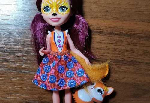 Кукла энчантималс лиса с питомцем