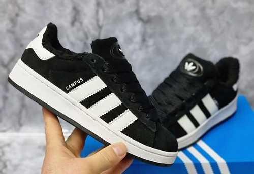 Кроссовки зимние Adidas campus на меху