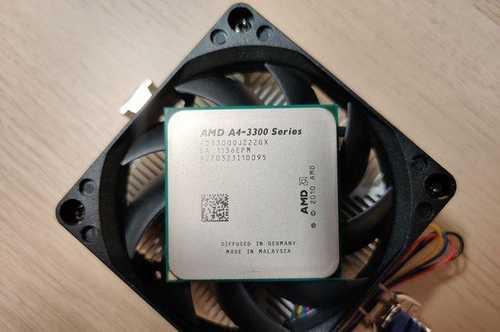 Процессор AMD A4-3300 / Radeon HD 6410D + кулер