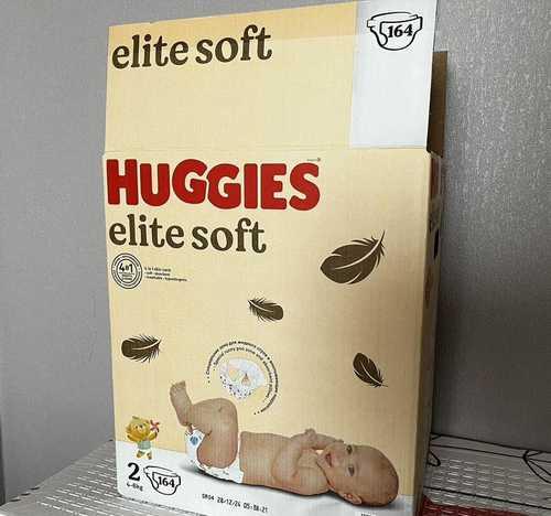 Подгузники huggies elite soft 2