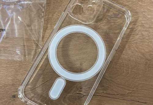 Силиконовый магнитный чехол magsafe iPhone 12 mini