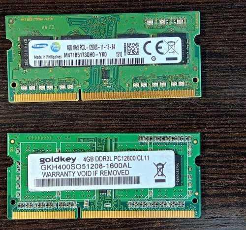 Оперативная память ddr3 4 gb для ноутбука