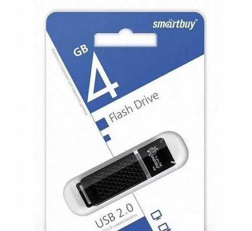 Флешка USB 4Gb Smartbuy Quartz Black