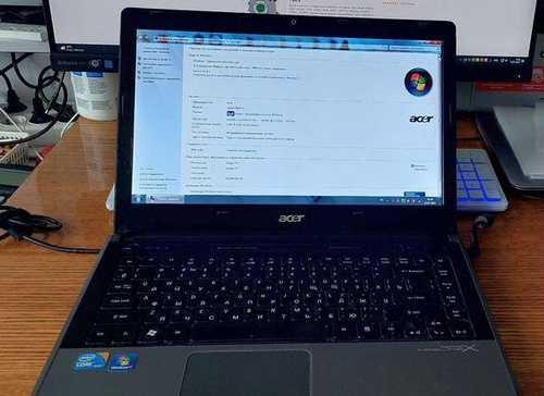 Продам ноутбук Acer Aspire 4820TG-434G50Mi