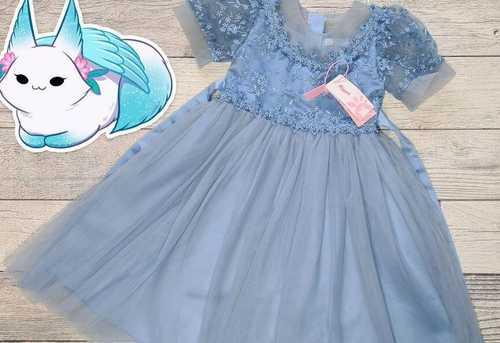 118-122 см новое Платье для девочки нарядное