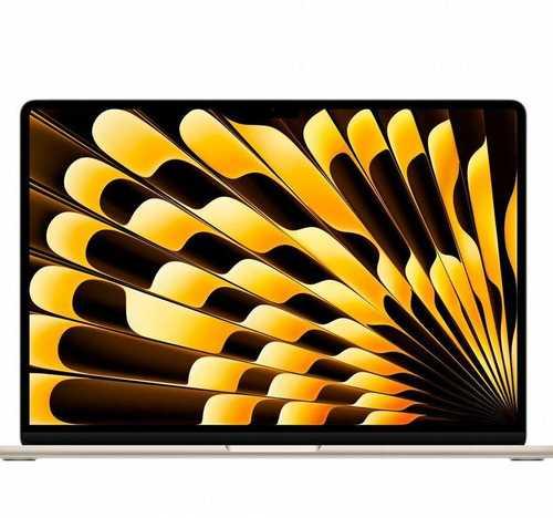 Ноутбук Apple MacBook Air 15 (M3 8С/10C) 8/512GB, Starlight (Сияющая звезда) mryt3