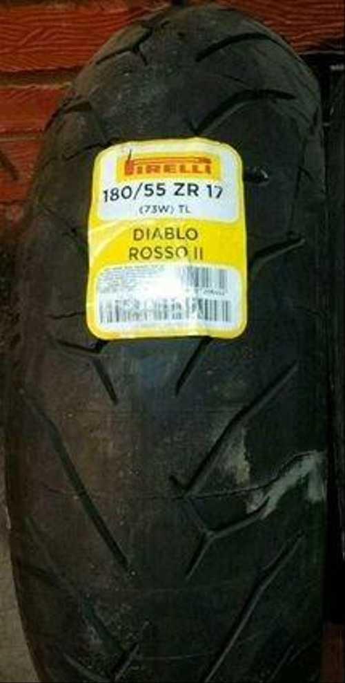 Мотошина Pirelli Diablo Rosso II 180/55 ZR17 73W