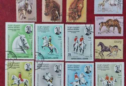 Почтовые марки 1967 Верховая езда. 1995 Лошади