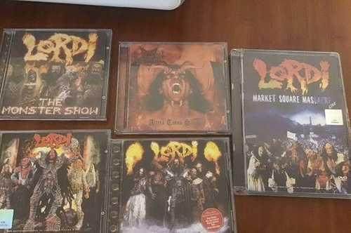 Коллекция дисков группы Lordi.+ещё