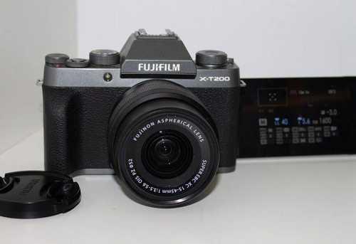 Фотоаппарат Fujifilm xt200 с объективом 15-45