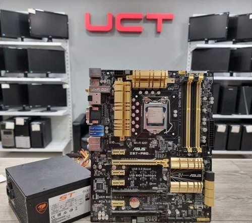 Связка Asus Z87-PRO+Intel Core I3-4160+Бп500Вт