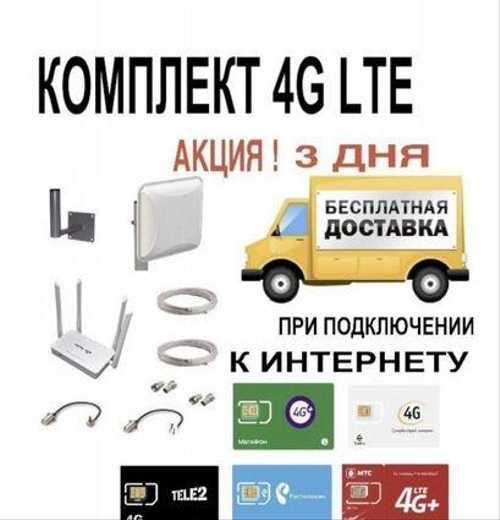 WiFi Безлимитный интернет 4G модем