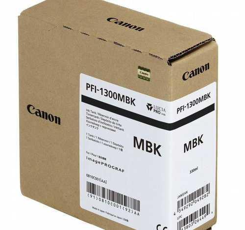 Canon PFI-1300MBK (0810C001) картридж черный матов