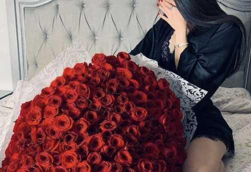 Доставка цветов букеты роз 101 роза