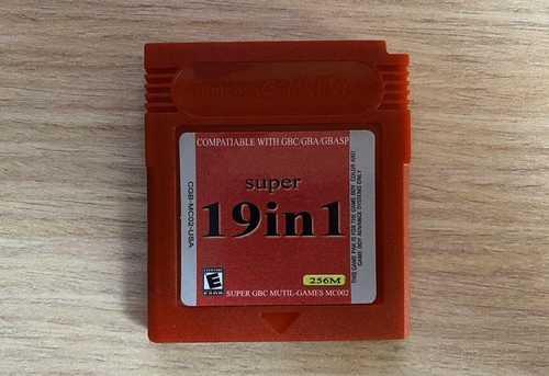 Картридж Nintendo Game Boy 19 в 1