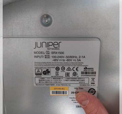 Межсетевой экран Juniper SRX1500