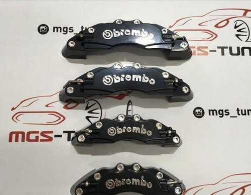 Накладки на суппорта Brembo черные