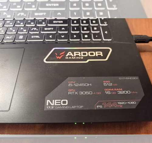 Игровой ноутбук ardor gaming G17-i5ND301