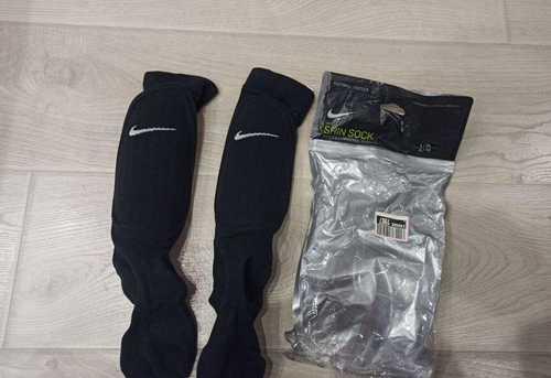 Футбольные гетры щитки Nike NK shin sock SLV