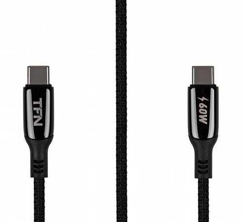 Кабель TFN Blaze USB-C / USB-C, 3А, до 60 Вт, 1.2