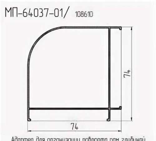 Профиль углового соединителя 60/60