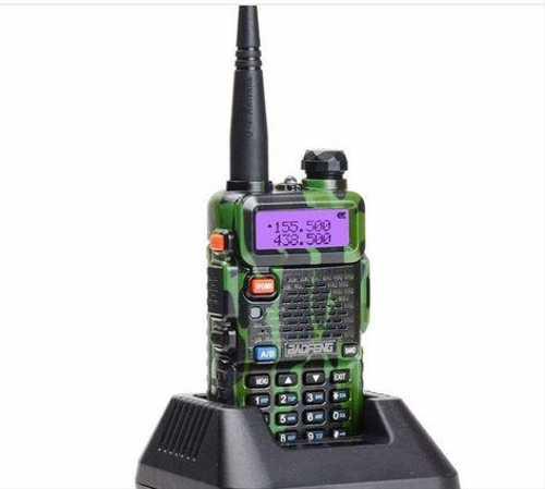 Baofeng UV-5R Рация (чёрный, камуфляж.)