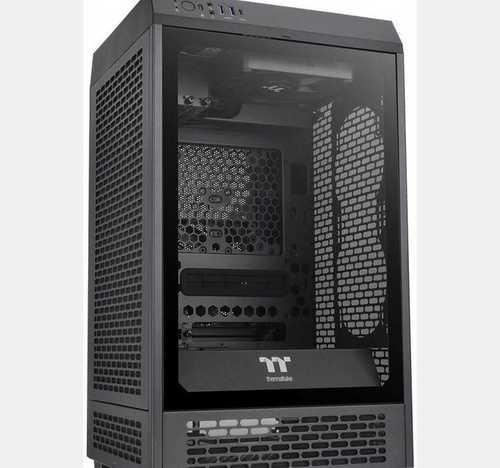 Корпус Thermaltake The Tower 200 черный без бп miniITX 11x120mm 5x140mm 2xUSB3.0 audio bott PSU